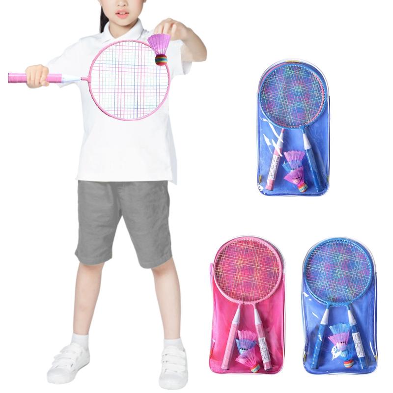 Kids Badminton, Badminton Rackets Set of 2 Lightweight Children ...