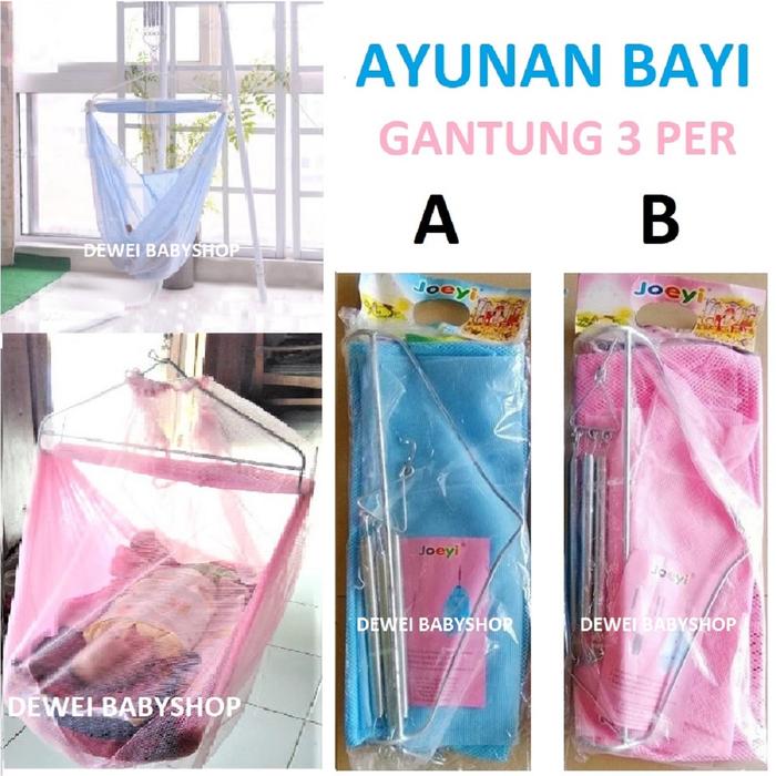 Promo Ayunan Bayi Gantung 3 Per ( Ayun Kelambu Joeyi-Baby Swing Cradle ...