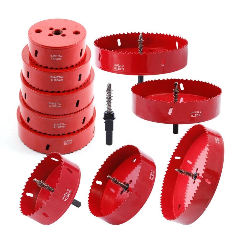 M42 Hole Saw 16MM-215MM, Alat Pemotong Lubang Mata Gergaji Bi-Metal ...