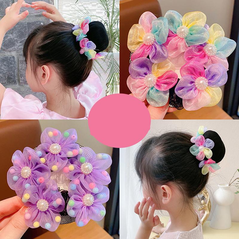 Children's Dance Hair Net Girl's Ball Head Pan Hair Tool Little ...