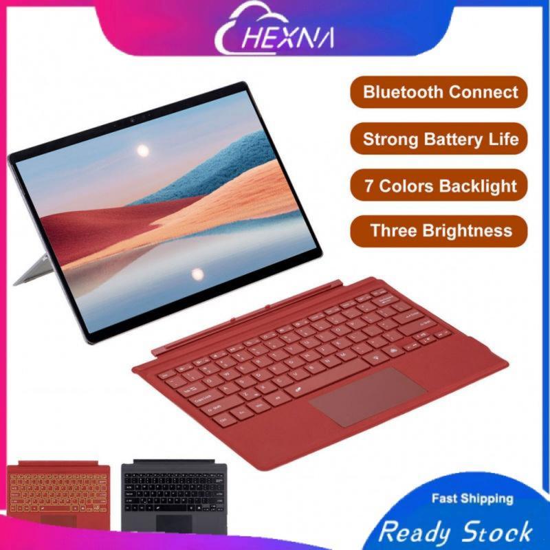 Papan Kekunci Wayarles Bluetooth, Dengan Pad Sentuh, Untuk Microsoft ...