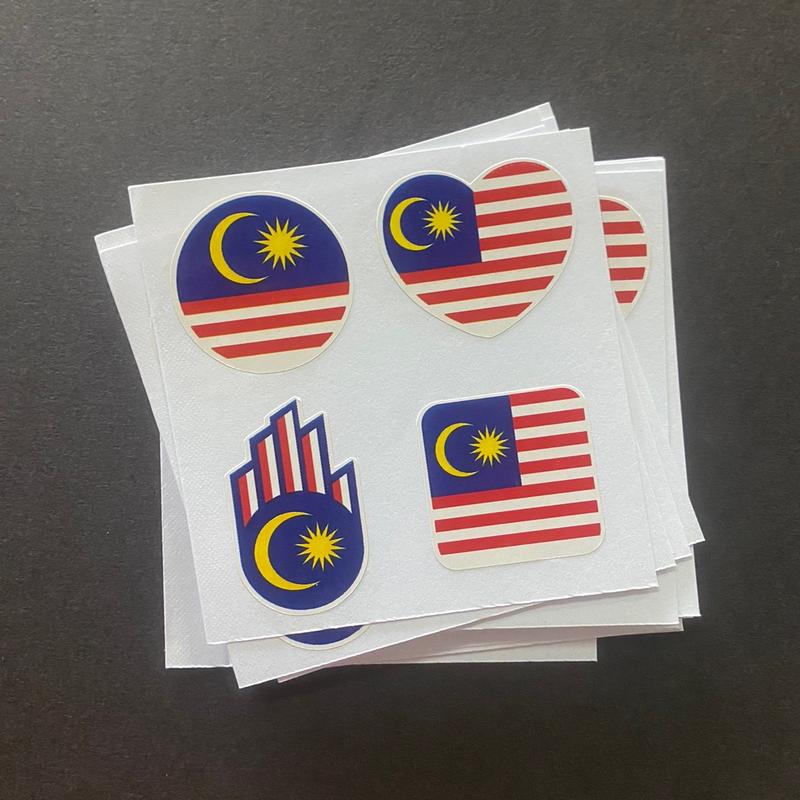 Sticker Pipi Merdeka Bendera Malaysia Madani - TikTok Shop Malaysia