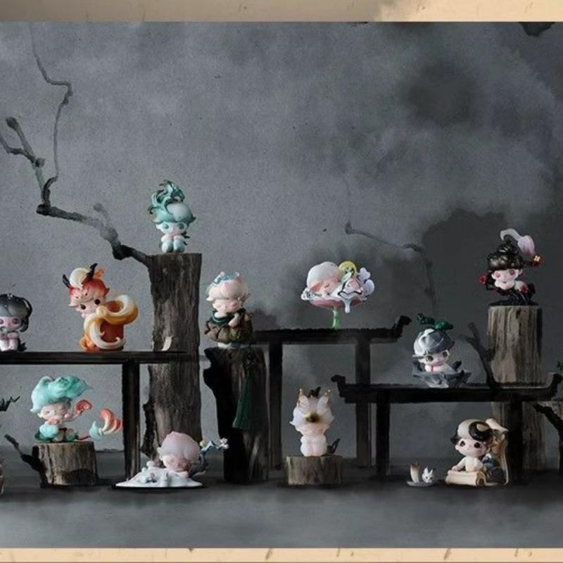 POPMART DIMOO Stories in the Cup Series Figures Mystery Box Cute ...