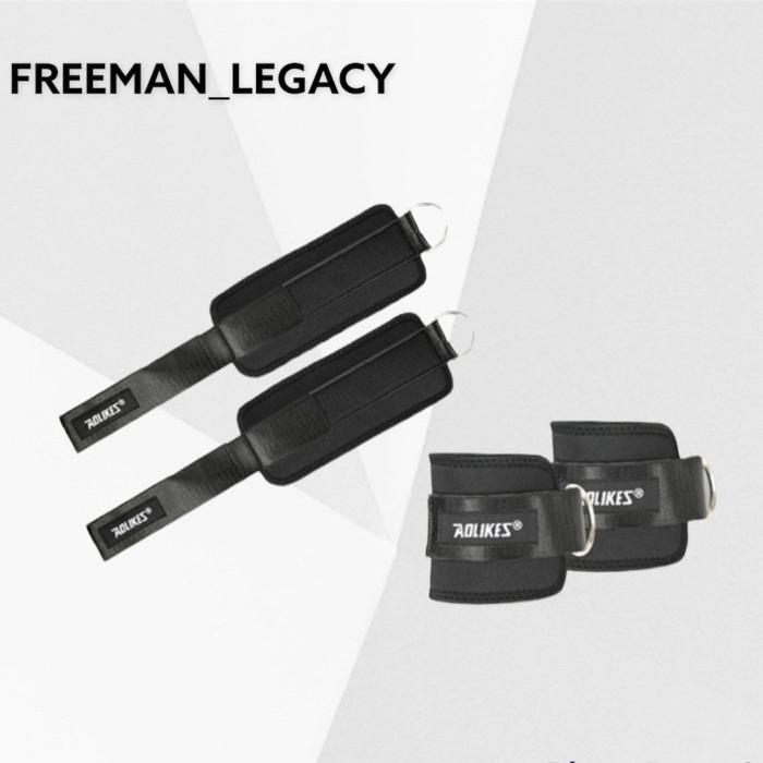 Fitness Gym Adjustable D-Ring Pull Ankle Strap Support A-712 - Shop ...