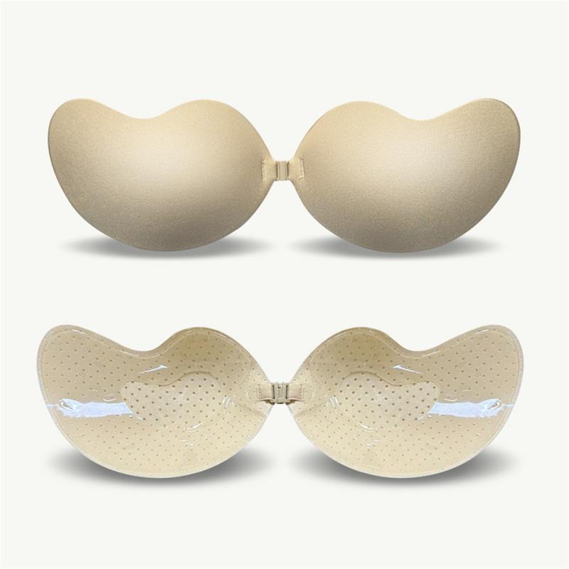 Women Silicone Adhesive Stick On Magic Push Up Strapless Bra - TikTok ...