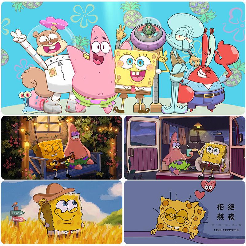 Mouse Pad SpongeBob Patrick Star Extra-Large Thickened Computer ...