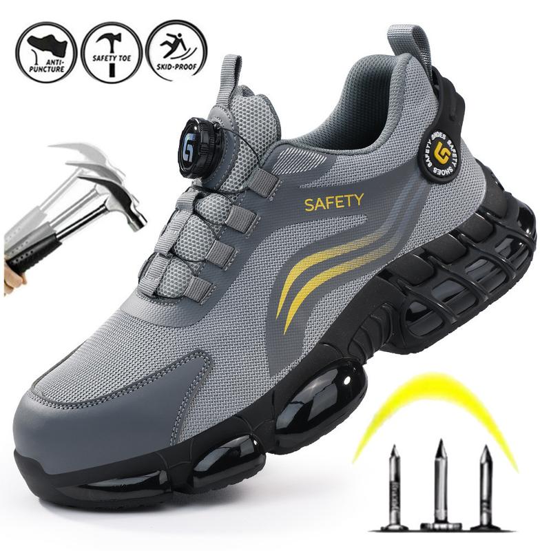 New Safety Shoes Men's and Women's Protective Shoes Anti-puncture ...