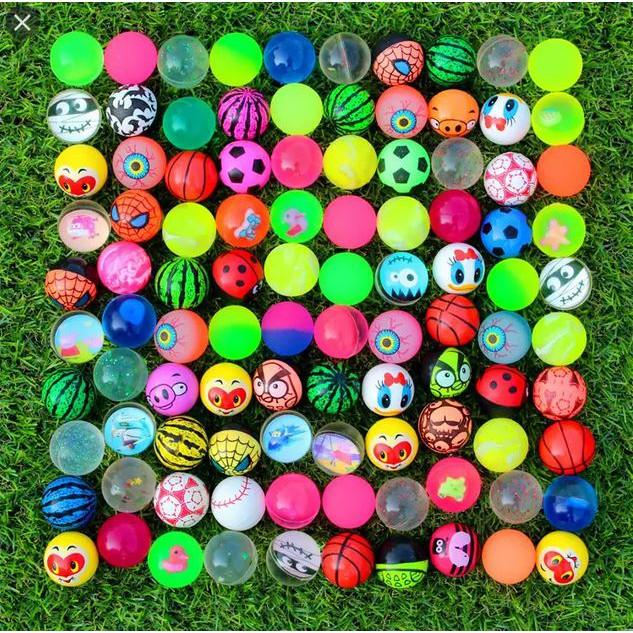 Mainan Bola Getah, Stok Sedia, 25mm dan 32mm, Melantun Melenting ...
