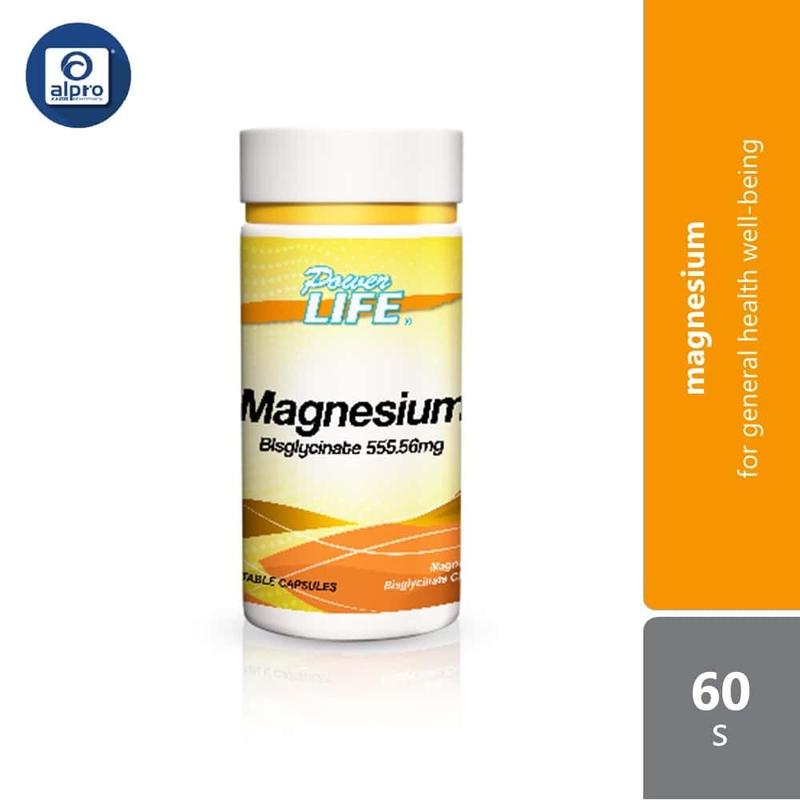 Alpro Pharmacy Powerlife Magnesium 555.56mg 60s - TikTok Shop Malaysia