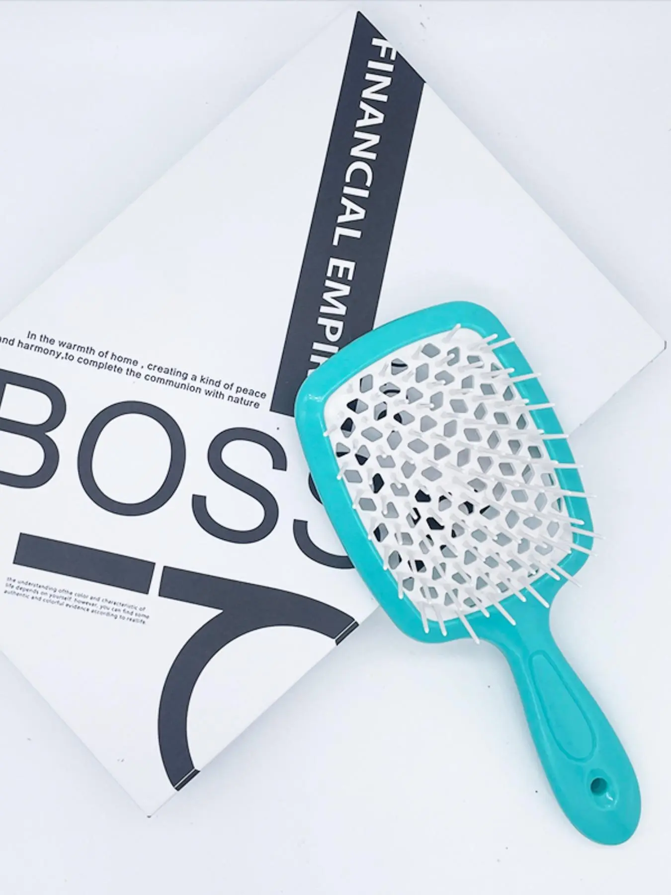 1 Piece Hollow Out Hair Brush, Wet & Dry Hair Detailing Comb, Scalp ...