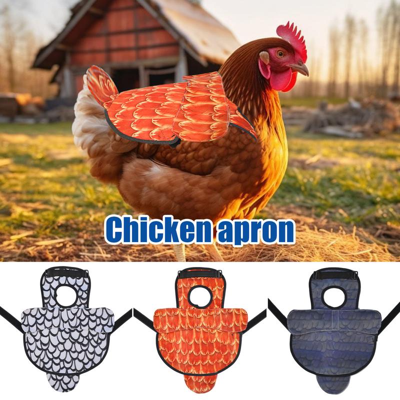 Chicken Saddle for Hens Printed Chicken Aprons with Adjustable - TikTok ...