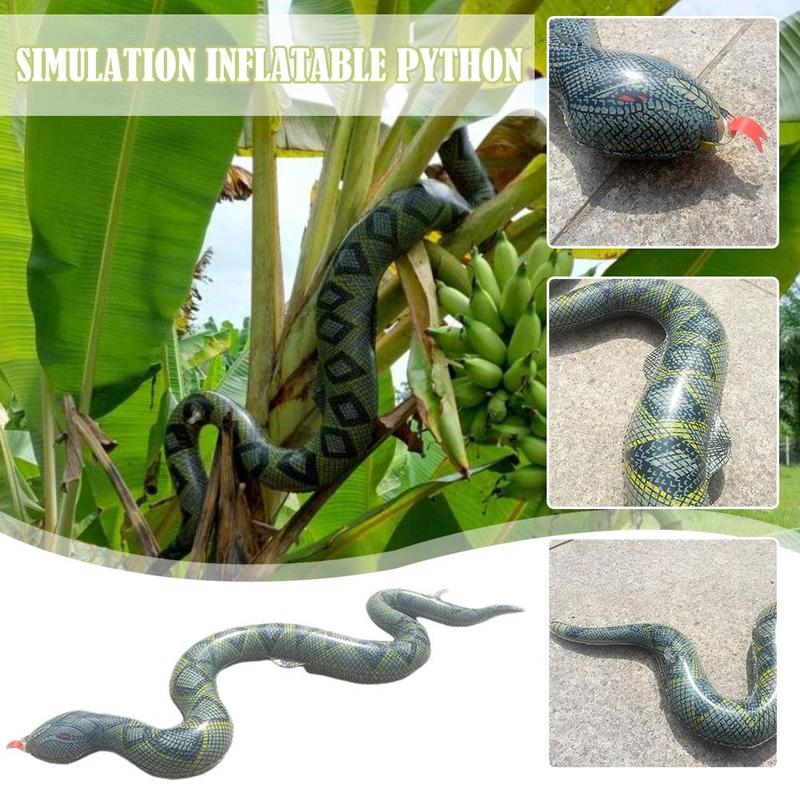 Alat Peraga Tipu Mainan Haiwan Simulasi Ular Besar, Panjang 95cm, Warna ...
