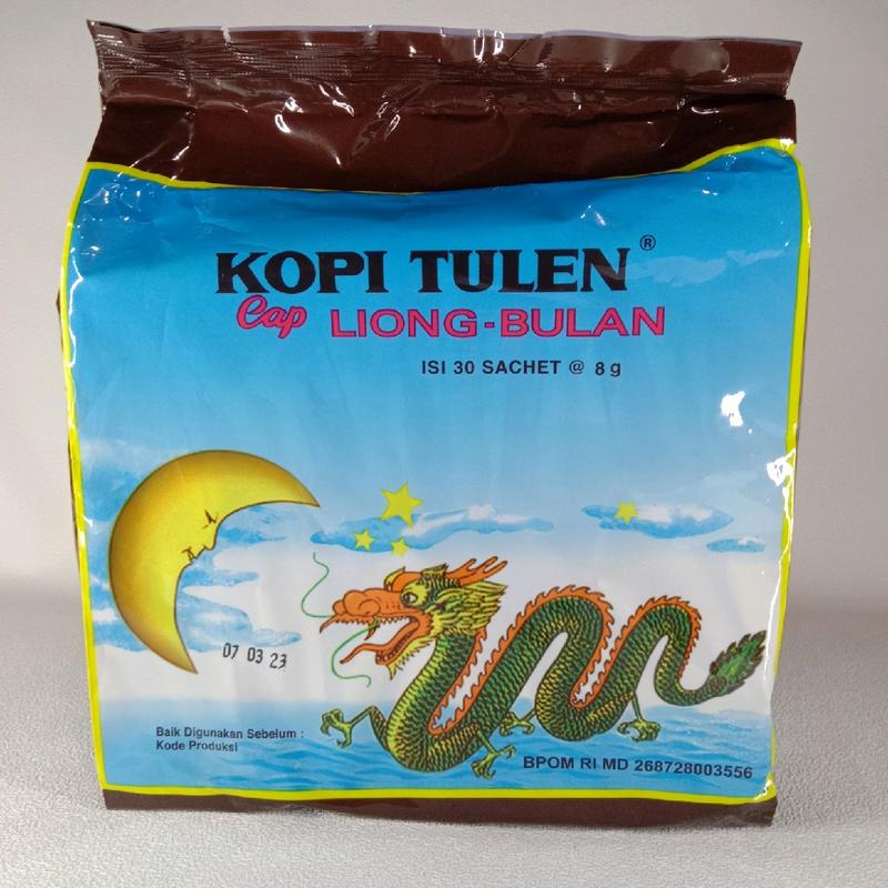Kopi liong bulan tanpa gula sachet per pack isi 30x8g Coffe - Shop ...