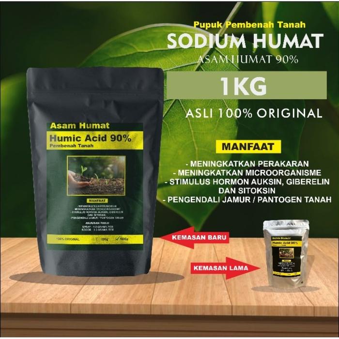 Promo Asam Humat Humic Acid 90% Pembenah Tanah 1kg Original 100% ...