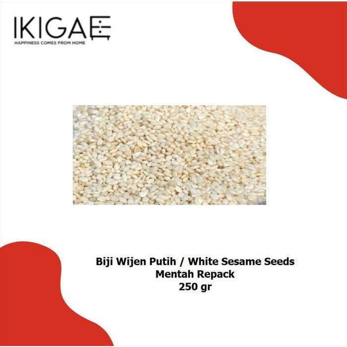 BIJI WIJEN PUTIH / WHITE SESAME SEEDS REPACK - 500 Gr TOKO MART LARIS ...