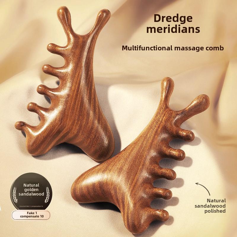 4-in-1 Scalp Massager Comb - Head Scraper for Hair Loss, Acupressure ...