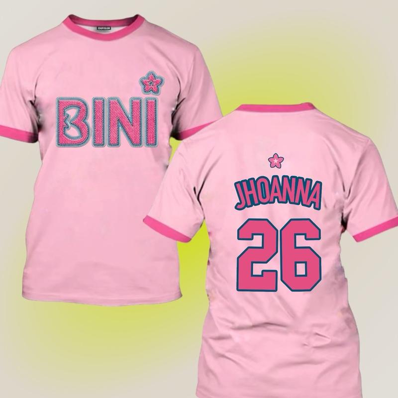 BINI varsity inpired unisex tshirt freesize fit small to medium ...