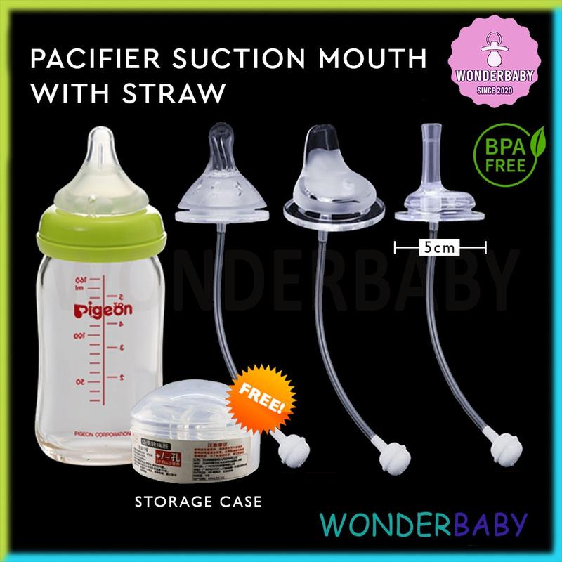 Baby Bottle Nuk Pigeon Suction Straw 360 Gravity Ball Learning - TikTok ...