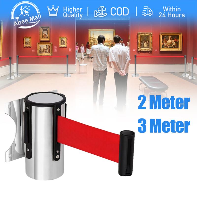 2/3 Meter Retractable Crowd Control Barrier Stand Belt Stanchion ...