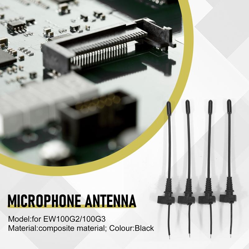 Antena Mikrofon, 4 Keping, Sesuai untuk Mikrofon Tanpa Wayar Sennheiser ...