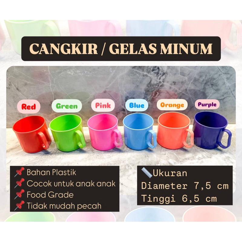 Cangkir Mug Plastik Tebal Polosan BPA FREE - KITCHEN MEDAN - Shop ...