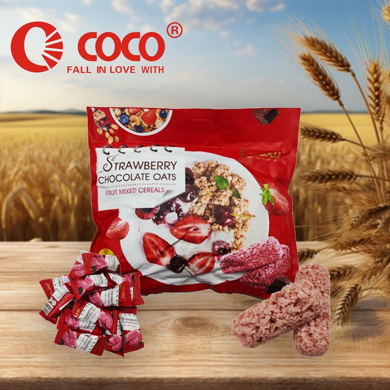 COCO OatChoco Bar Strawberry Flavor 400g - Delicious Snack for - TikTok ...