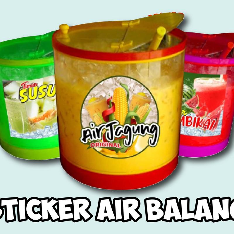 sticker air balang Waterproof - TikTok Shop Malaysia
