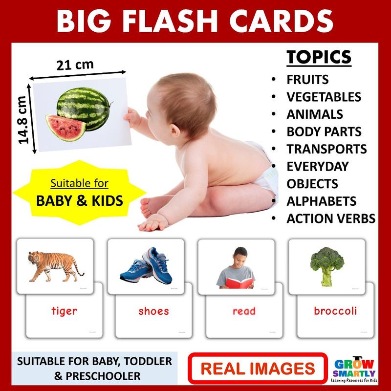 Early Learning Flash Card for Baby and Children Big Flash Card - TikTok ...