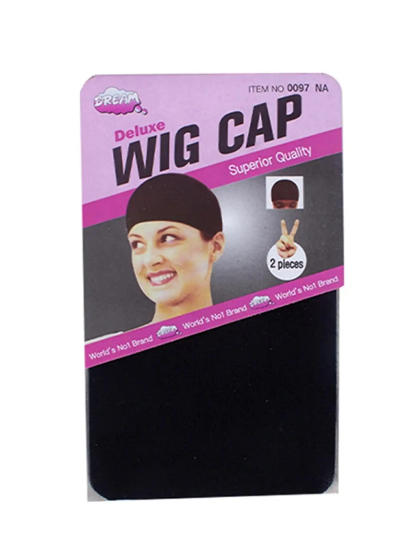 2pcs/pack Solid Color Wig Cap, Invisible Wig Cap, Hair Net For Wig Wear ...