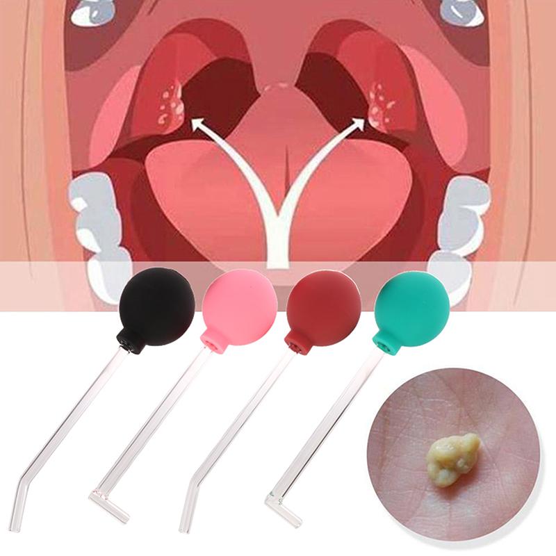 15/90 Degrees Long Glass Tube Tonsil Stone Remover Tool Suction ...