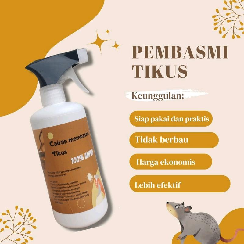 Pembasmi dan pengusir tikus, Anti tikus//500ml Ramah Lingkungan - Shop ...