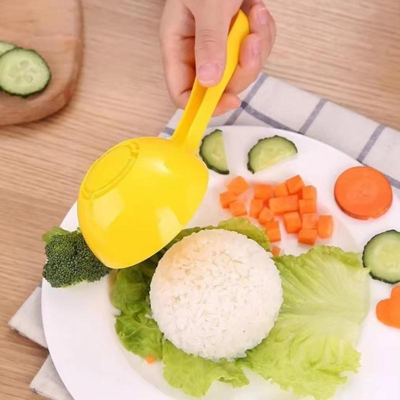 Acuan Sudu Nasi, Bentuk Separuh Bulat, Tidak melekat, Saiz Besar ...