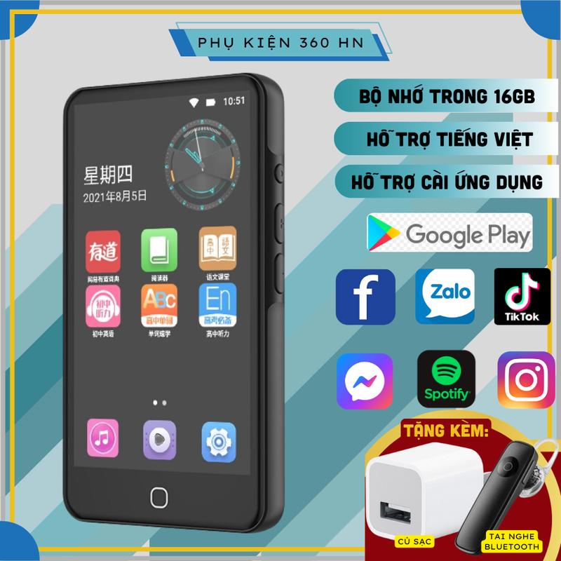 (Hỗ trợ Tiếng Việt) Máy Nghe Nhạc Android MP4 Màn Hình Cảm Ứng - TikTok ...