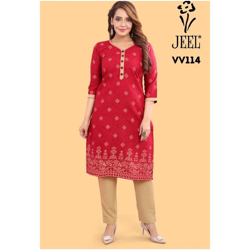 JEEL Kurti (Varnika) for Casual and Office Wear Tops Only VV - TikTok ...
