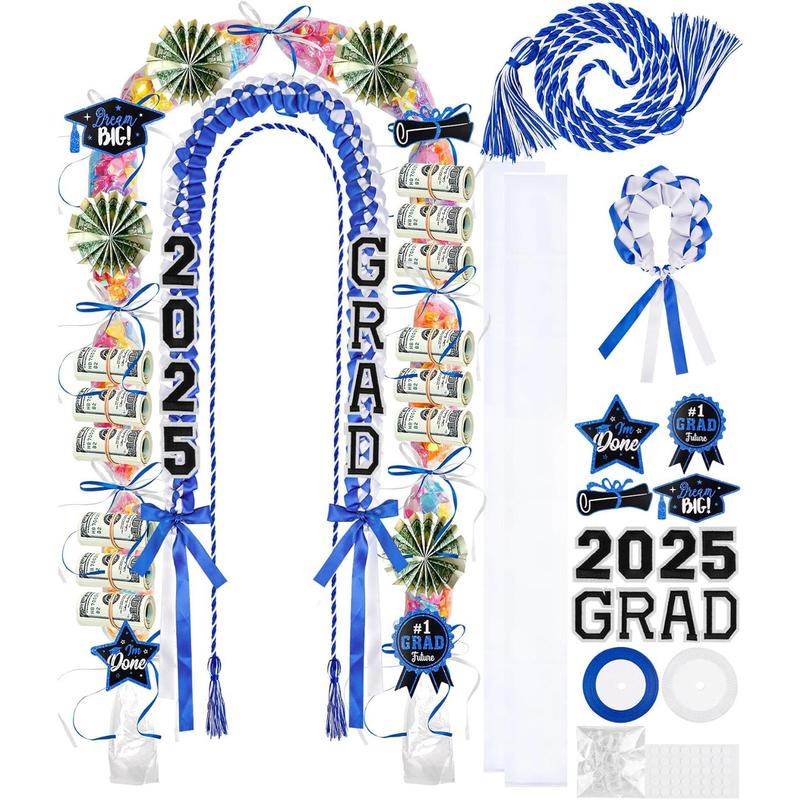18 Pcs Graduation Leis 2025 Graduation Candy Lei Kit Class o - TikTok Shop