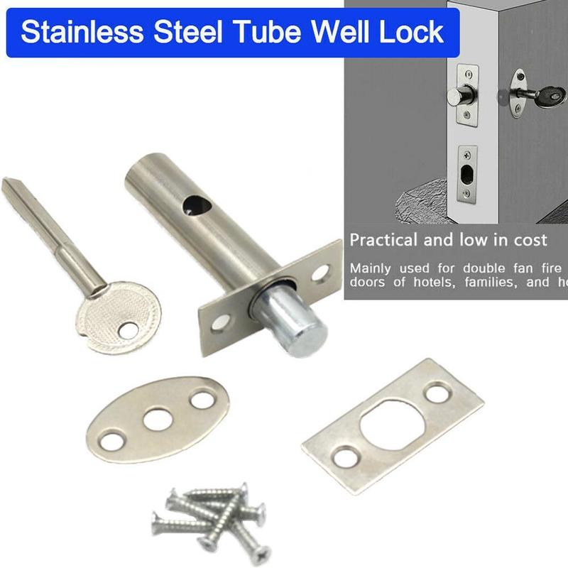 Well Door Lock Invisible Lock Cross Key Lock Strong Lock Wel - TikTok ...
