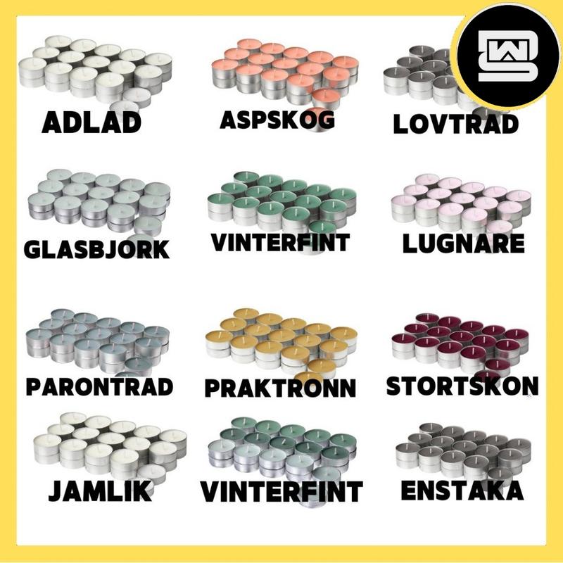 30pcs IKEA Scented Tealight Candle Lilin Kecil Wangi Arora dinner ...