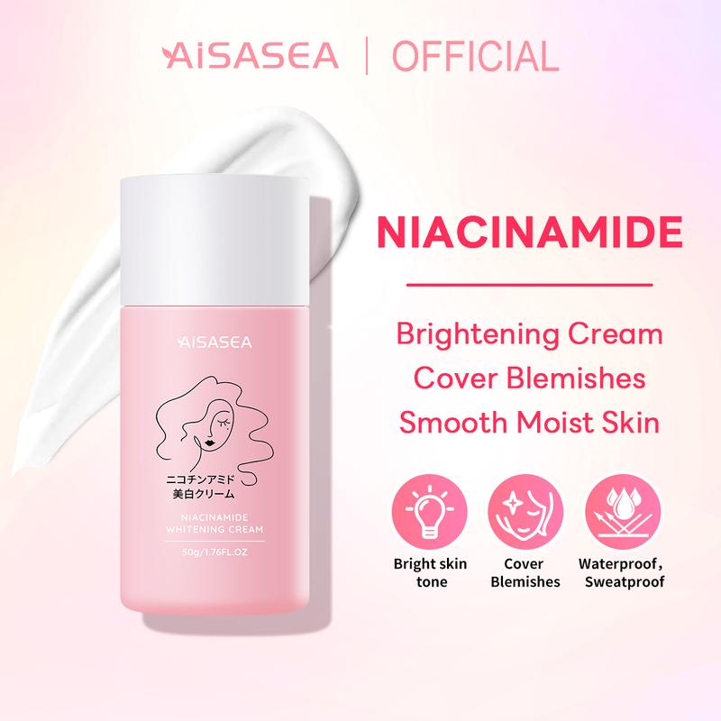 AISASEA Niacinamide Facial Moisturizing Brightening Cream 50g - TikTok ...