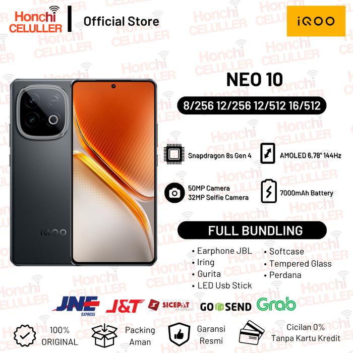 Jual Vivo iQOO Neo 10 8/256GB 12/256GB 12/512GB 16/512GB 1st Snapdragon ...