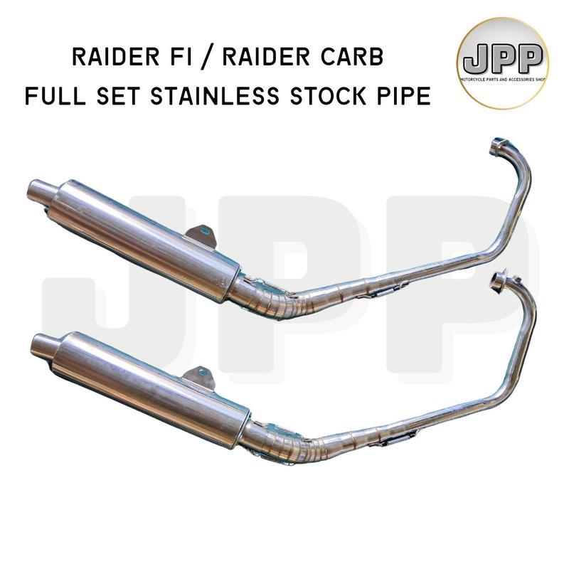 Stainless Stock Pipe for Raider 150 Carb/ Raider 150 FI (FUL - TikTok ...