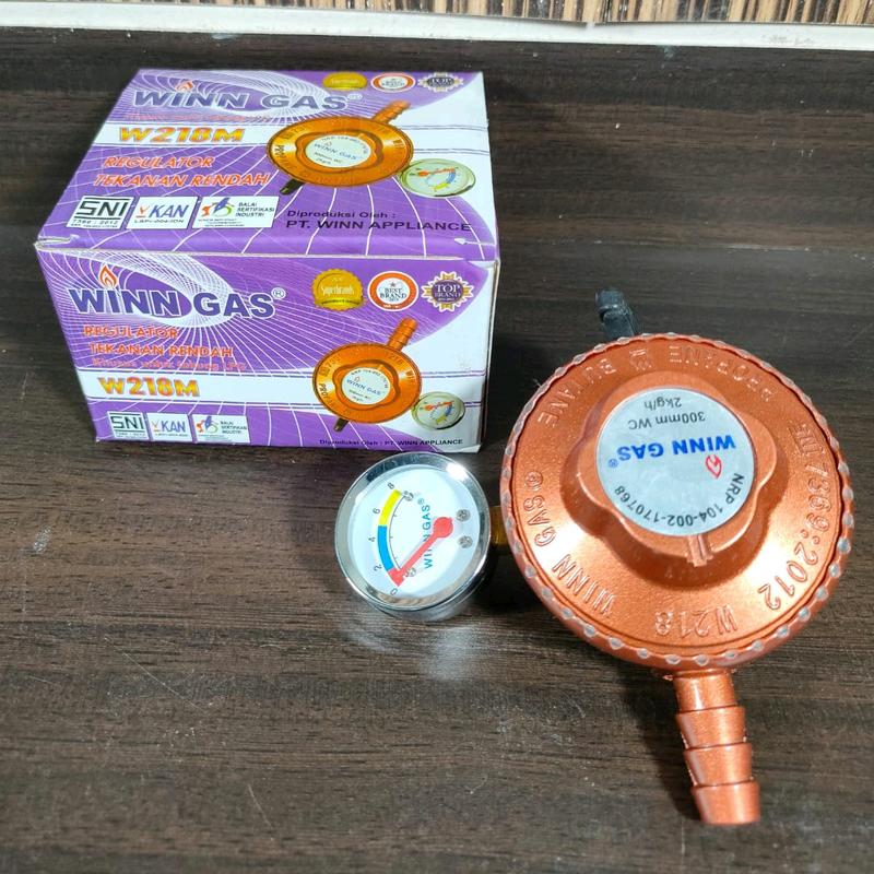 Regulator Ampere/Meter Tekanan Rendah Winn Gas W-218M - Shop | Tokopedia