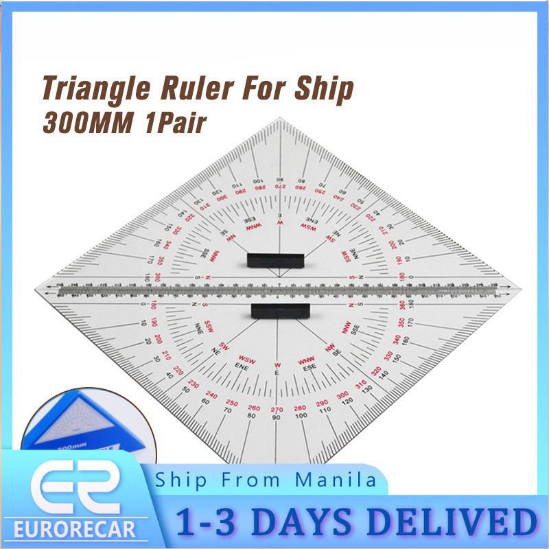 300mm Chart Drawing Triangle Ruler for Ship Drawing Nautical - TikTok ...
