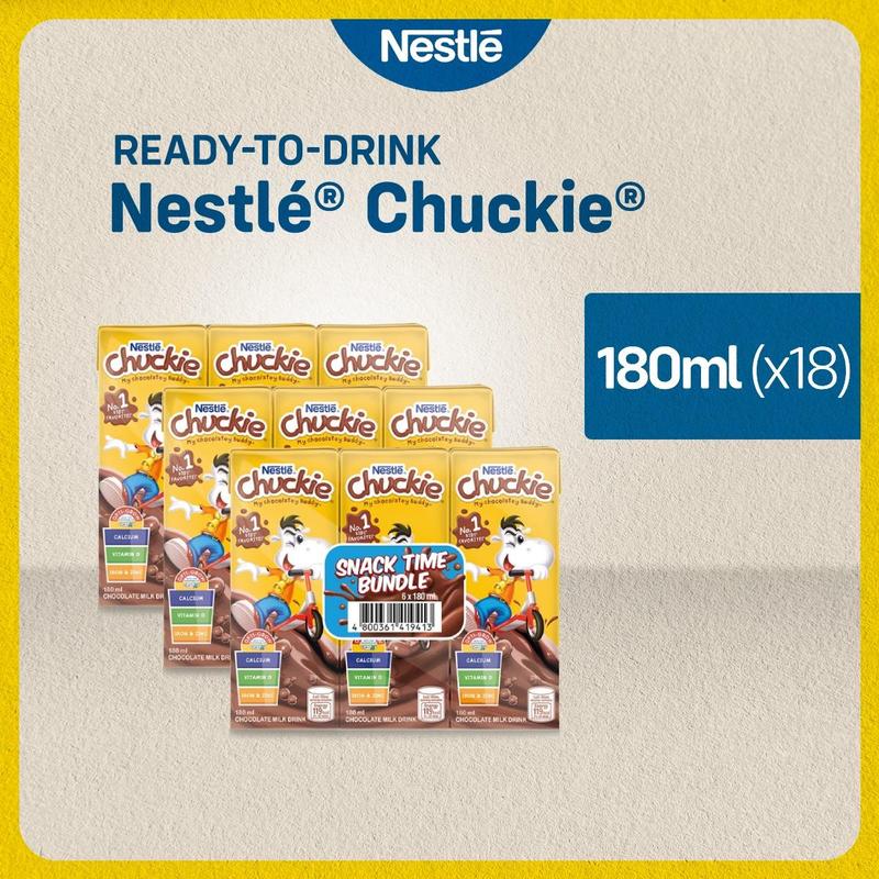NESTLÉ CHUCKIE Chocolate Flavoured Milk 180ml - Pack of 18 - TikTok ...