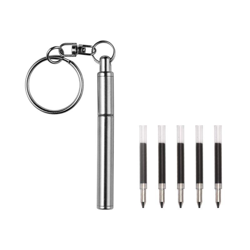 Portable for Key Ring Stainless Steel Telescopic Pen Telescoping ...