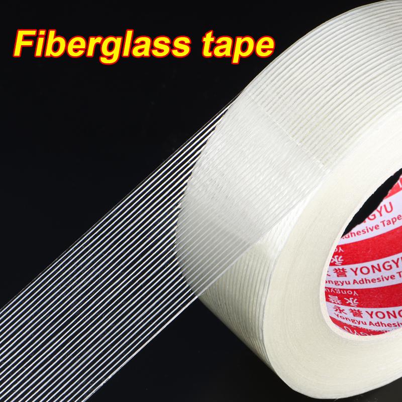 25M Single-sided Stripes Fiber Tape High Viscosity Wear-Resistant ...