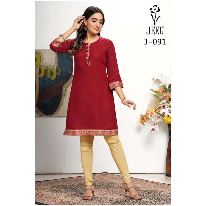 JEEL Casual Kurtis for Casual and Office Wear Tops Only J Series ...