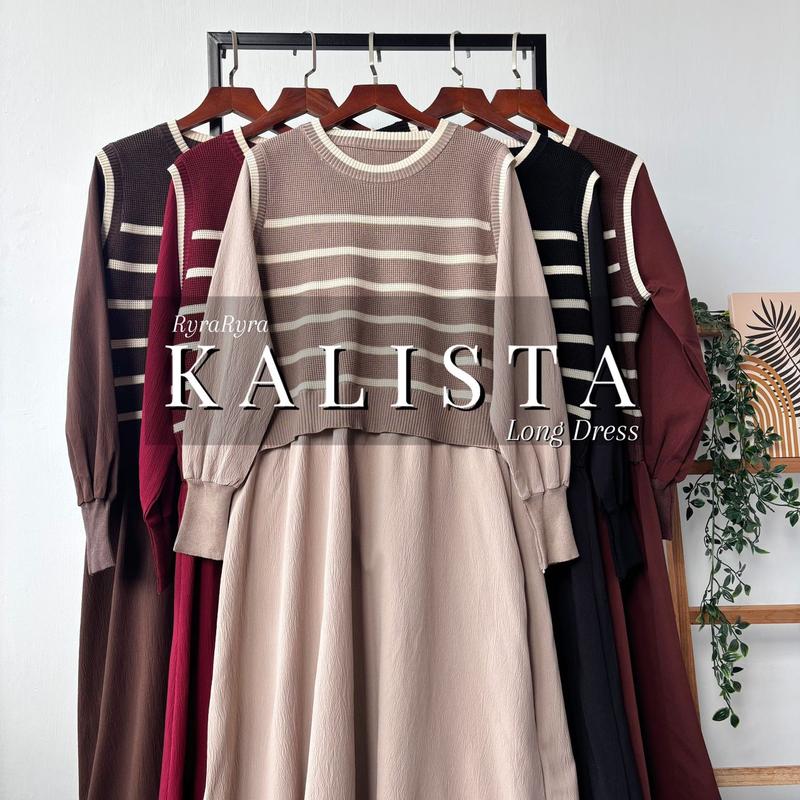 GAUN LABUH WANITA - KALISTA MAXI DRESS - TikTok Shop Malaysia