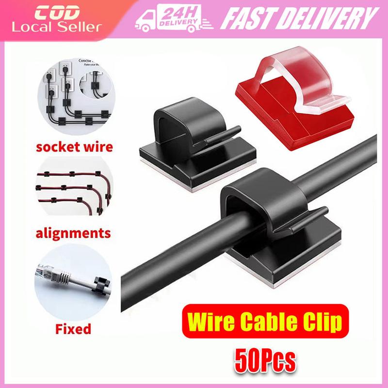 50PCS Self adhesive fixed wire clip Wire routing fixture Management ...