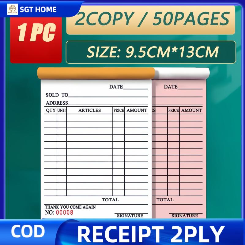 SGT Receipt 1Pad For business 2ply order slip receipt resibo - TikTok ...