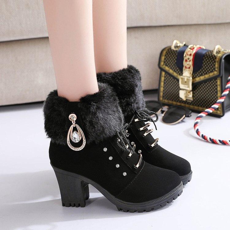 2013 Autumn Winter Boots Women's Shoes Chunky Very High Very - TikTok ...